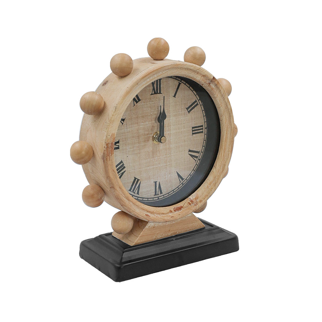 Reloj Decorativo Nautico Vintage, de Madera y Metal – andorrahome