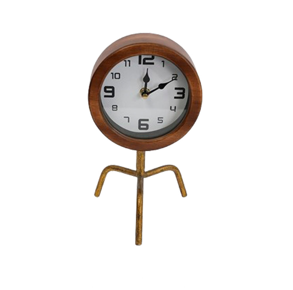 Reloj Decorativo Vintage con triple de Madera y Metal – andorrahome